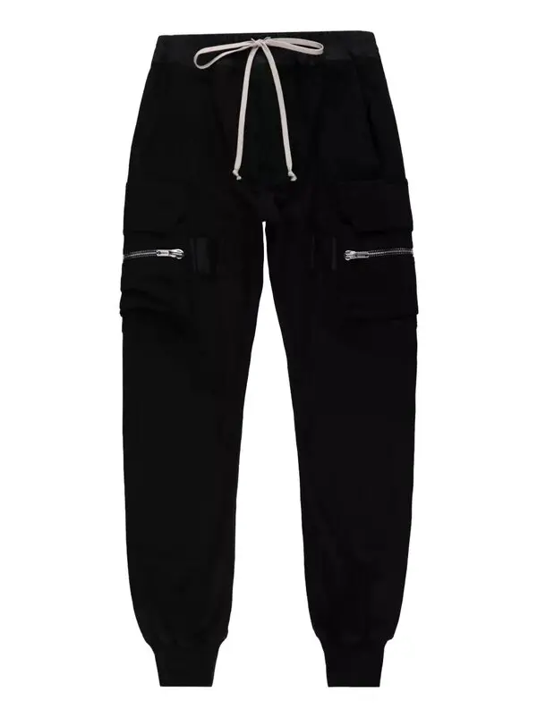 Rick Owens Mastodon Zip-pocket Cargo Trousers - Black
