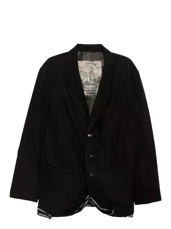ZIGGY CHEN Single-breasted Blazer - Brown