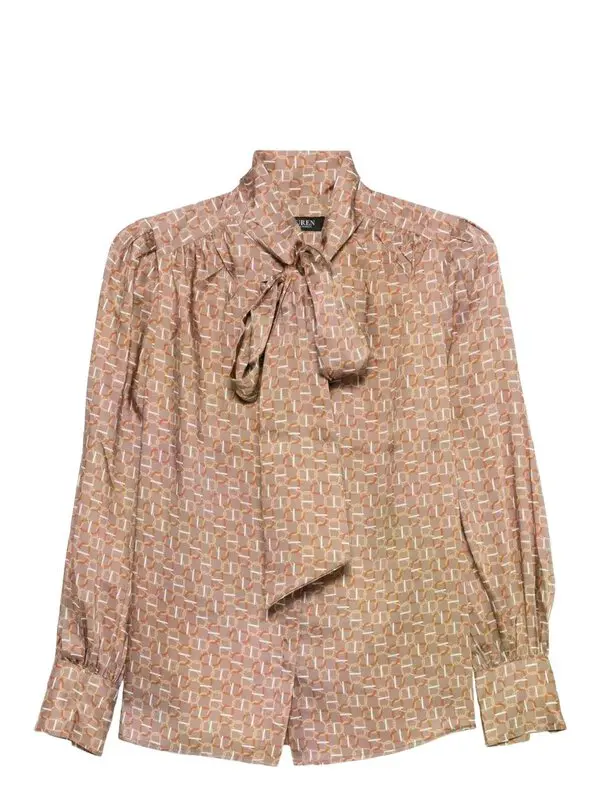 Ralph Lauren Klaryce Long-sleeve Blouse - Brown