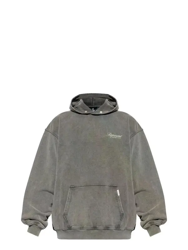 REPRESENT Cotton Hoodie - Grey