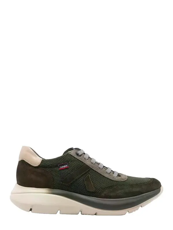 CALLAGHAN Panelled Low-top Sneakers - Green