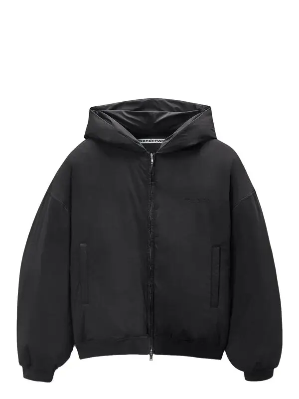 Alexander Wang Hooded Puffer Jacket - Black