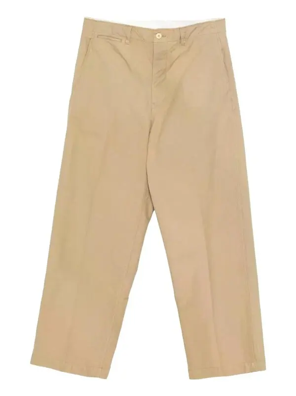 Visvim Button-fastening Chino Trousers - Neutrals