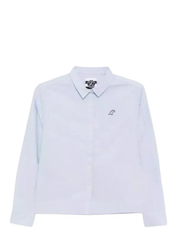 SPORT B. BY AGNÈS B. Dino-embroidered Shirt - Blue