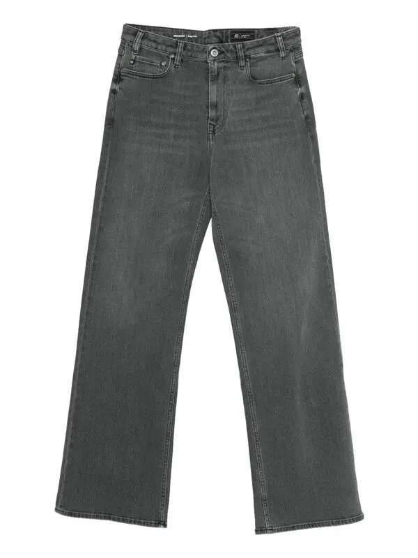 Ag Whiskering-effect Jeans - Grey