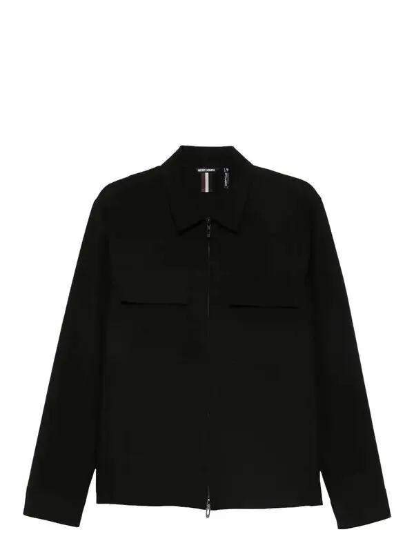 ANTONY MORATO Flap-pocket Zip-up Jacket - Black