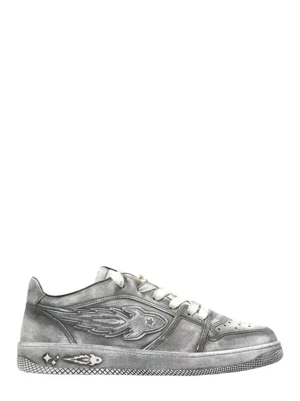 ENTERPRISE JAPAN Appliqué Low Top Sneakers - Grey