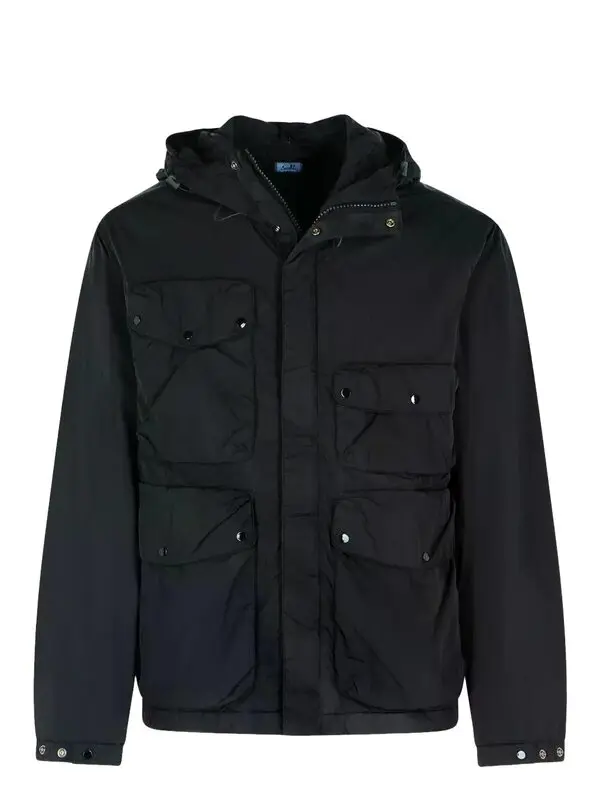 C.P. COMPANY Appliqué Drawstring Jacket - Black