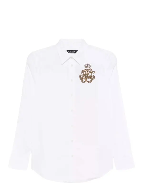 Ralph Lauren Long-sleeved Button Down Shirt - White