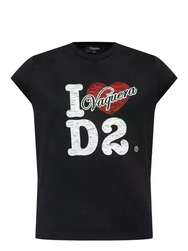 Dsquared2 X Vaquera Cotton T-shirt - Black