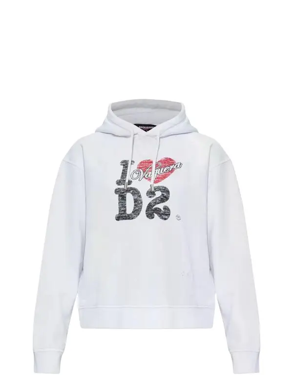 Dsquared2 Logo-print Hoodie - White