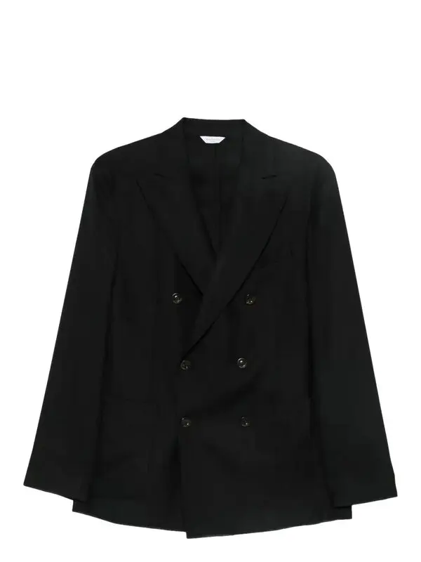 Boglioli Double-breasted Jacket - Black