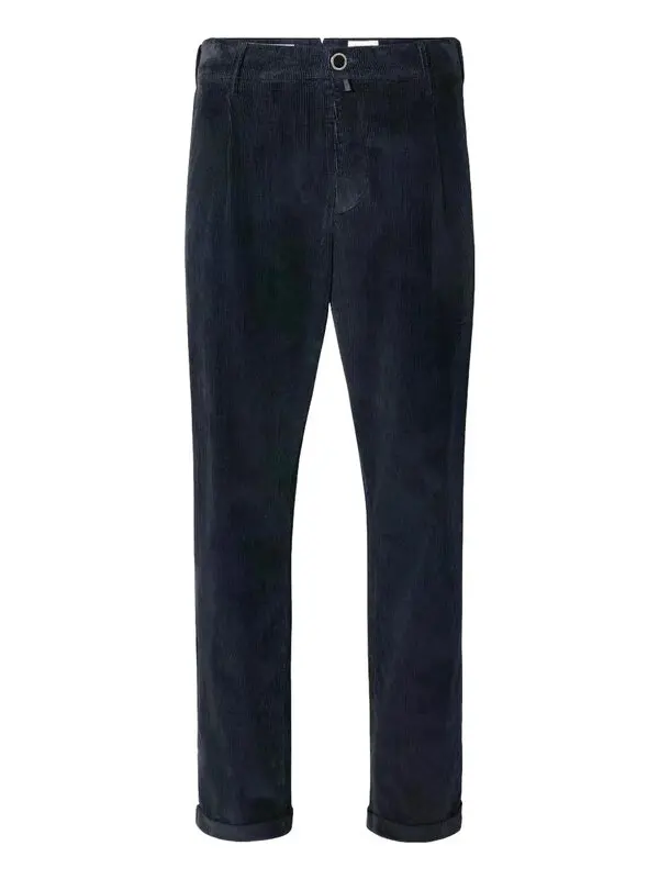 Jacob Cohen Logo-patch Trousers - Blue