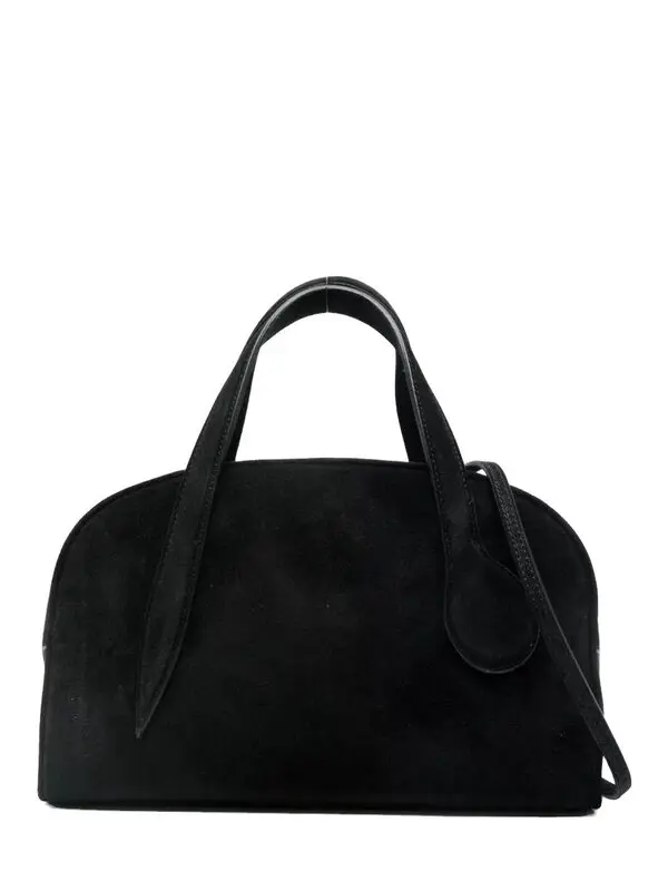 LIFFNER Mini Suede Satchel - Black