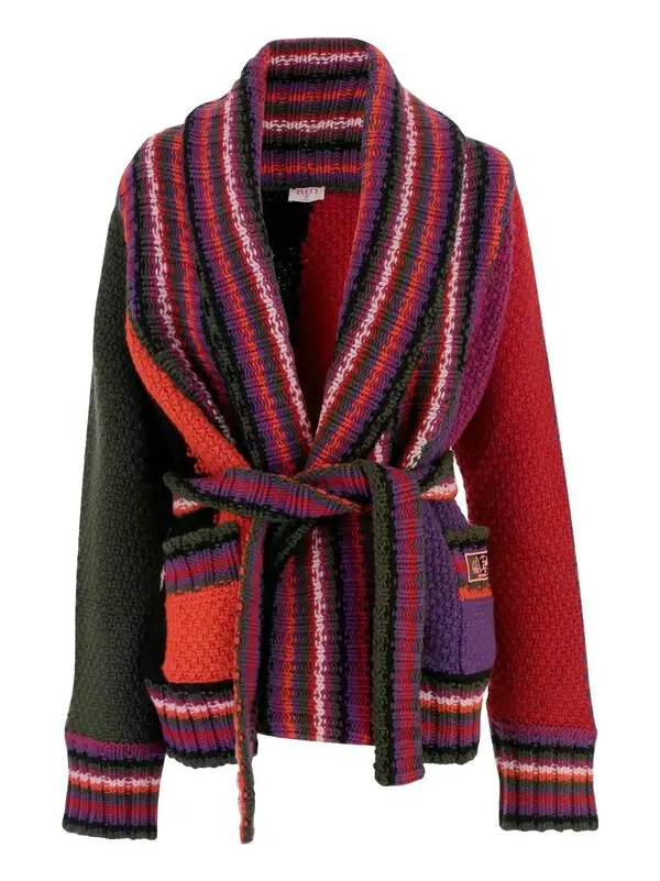 Emilio Pucci Wool Knit Cardigan - Red