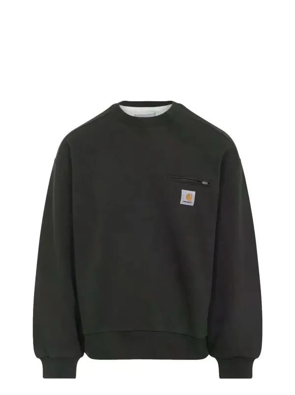 Carhartt Work In Progress Zip-pocket Sweatshirt - Green