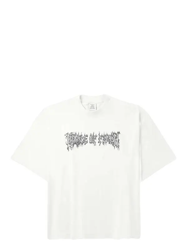 Vetements Graphic-print T-shirt - White