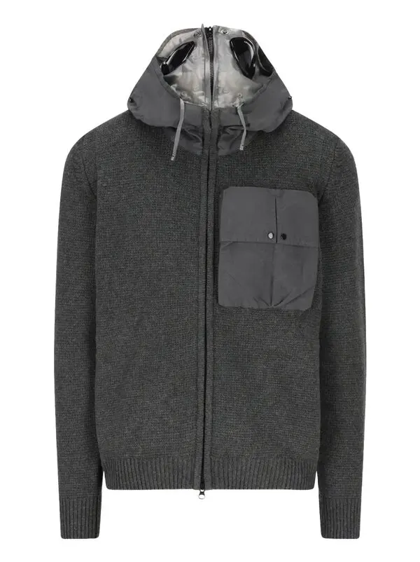 C.P. COMPANY Zip-up Hoodie - Grey