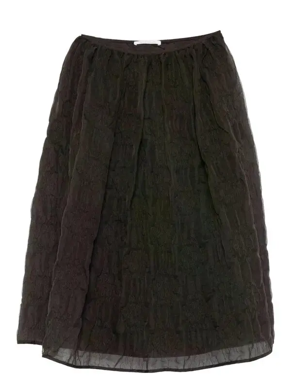 Cecilie Bahnsen Bala Midi Skirt - Brown