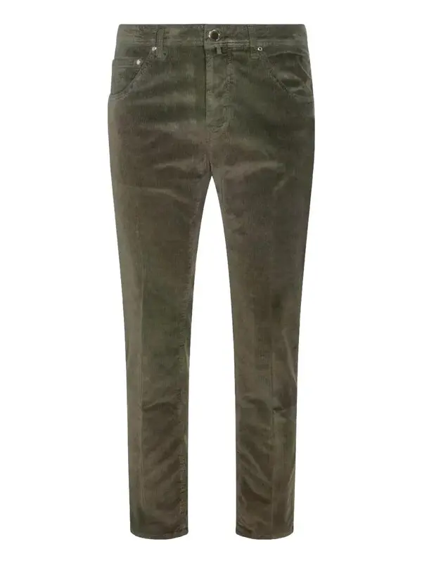 Jacob Cohen Corduroy Trousers - Green