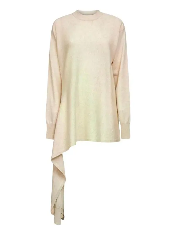 UMA WANG Asymmetric Sweater - Neutrals