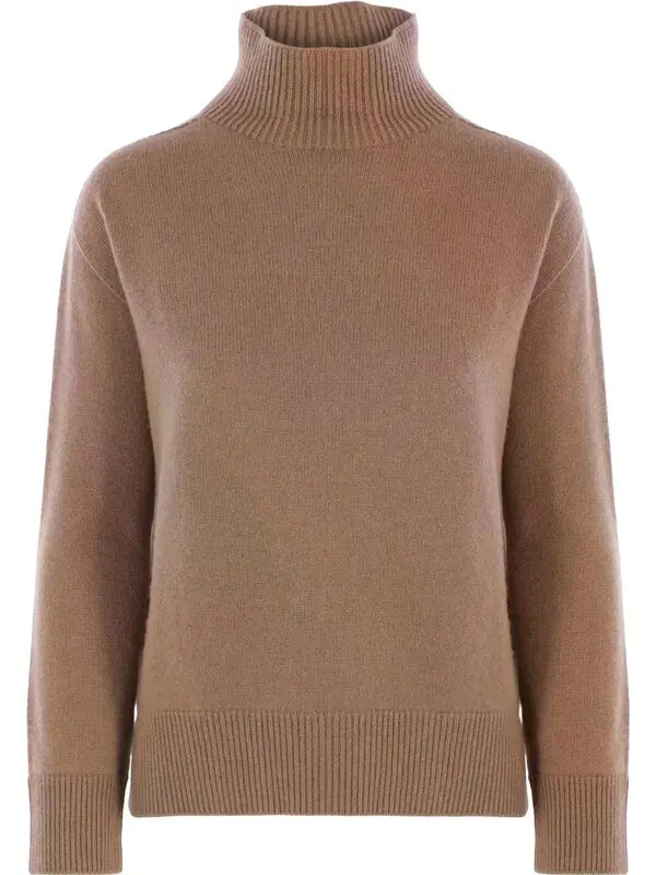 Max Mara Cashmere Turtleneck Sweater - Brown