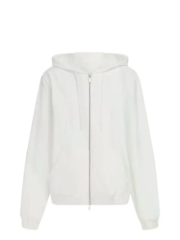 FERRAGAMO Zip-up Hoodie - White
