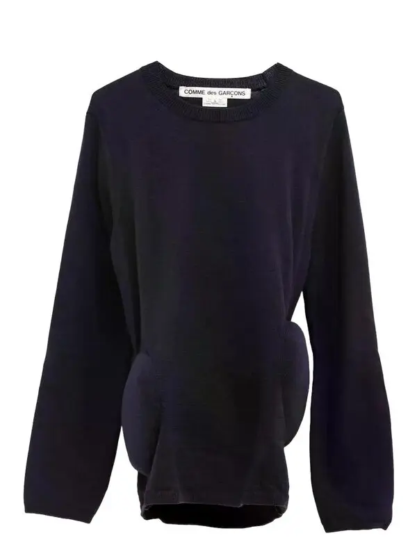 Comme Des Garçons Padded Hips Sweater - Blue