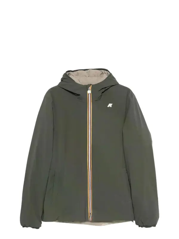 K-WAY Reversible Hooded Jacket - Green