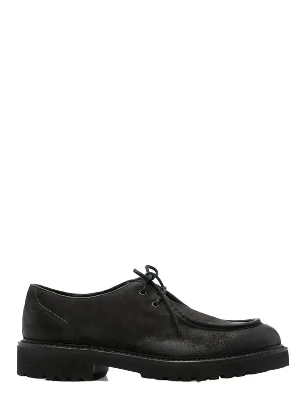 DOUCAL'S Lug-sole Flat Shoes - Black