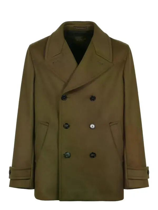 SLOWEAR Double-breasted Coat - Green