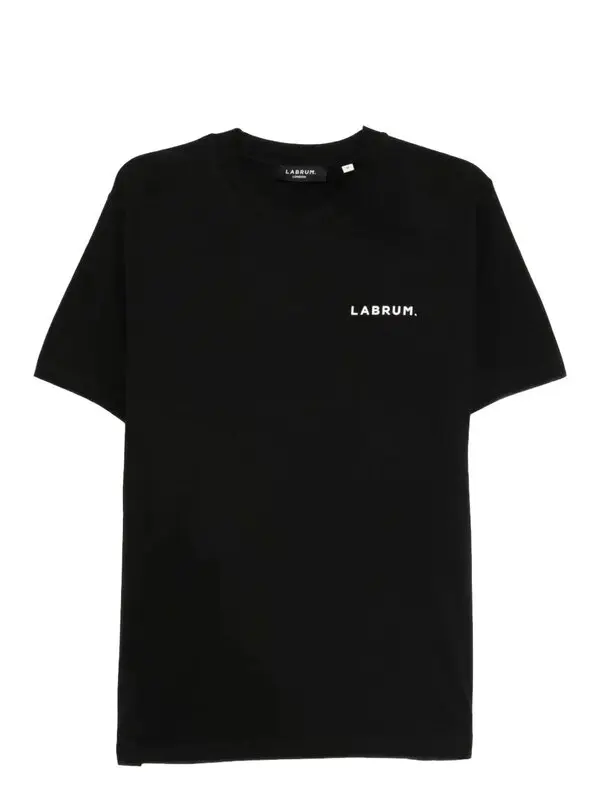 LABRUM Logo-appliqué T-shirt - Black