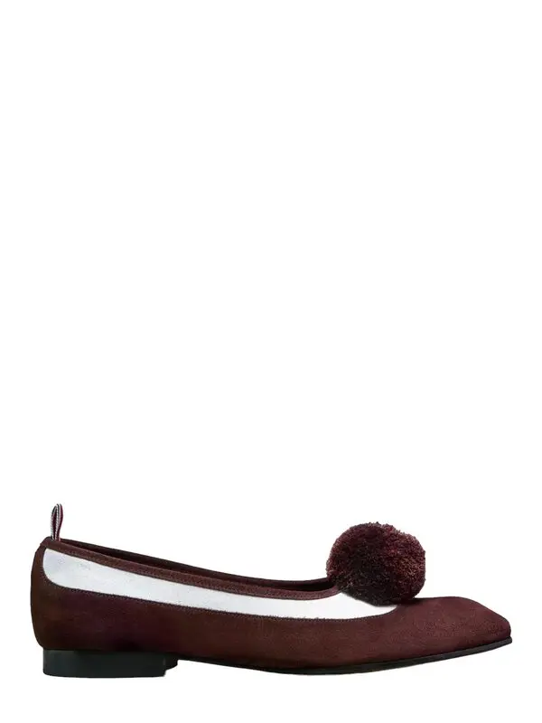 Thom Browne Opera Spectator Ballerinas - Brown