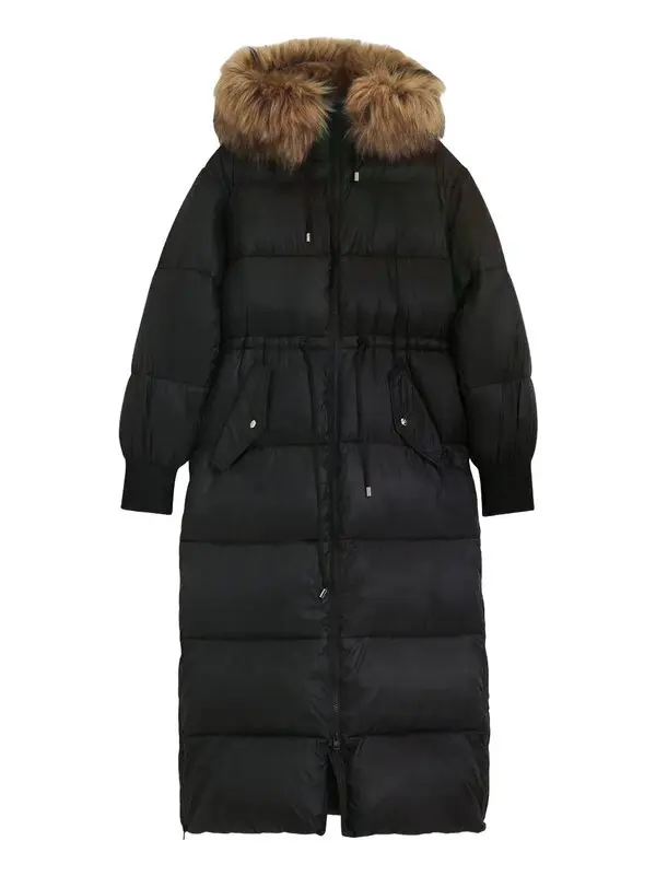 Hugo Hooded Puffer Coat - Black