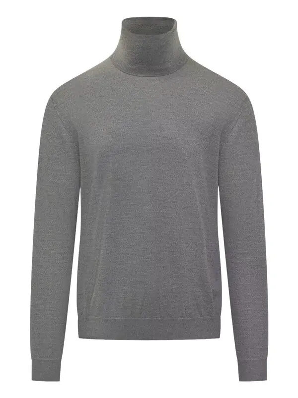 Malo Turtleneck Sweater - Grey