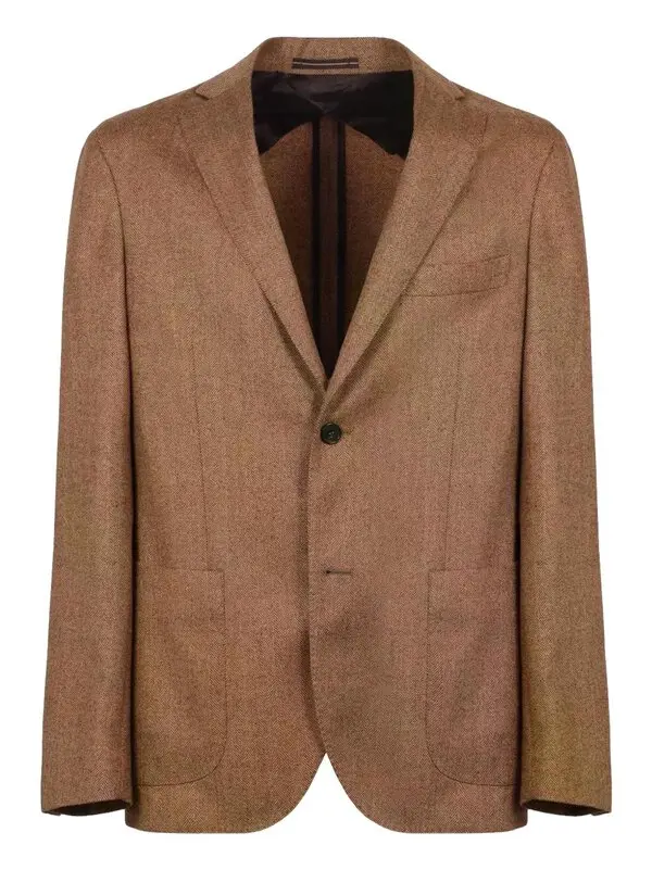 SLOWEAR Two-button Single-breasted Blazer - Brown