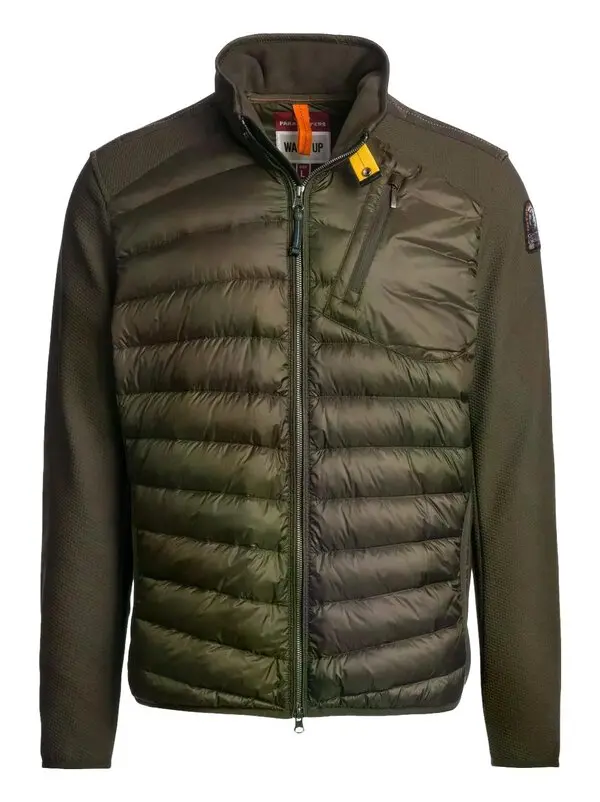 PARAJUMPERS Quilted Panelled Jacket - Green