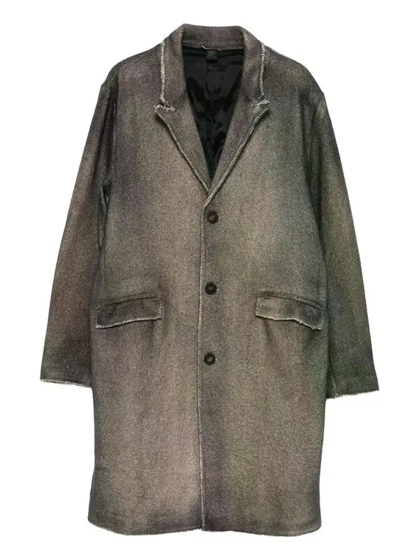 Avant Toi Single-breasted Coat - Brown