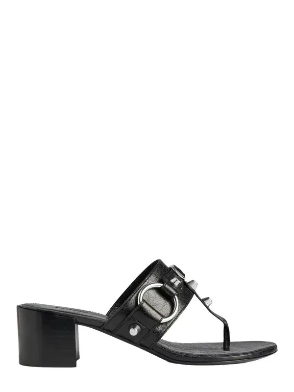 Balenciaga City 50mm Sandals - Black