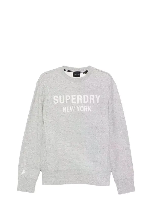 Superdry Logo Lettering Sweatshirt - Grey