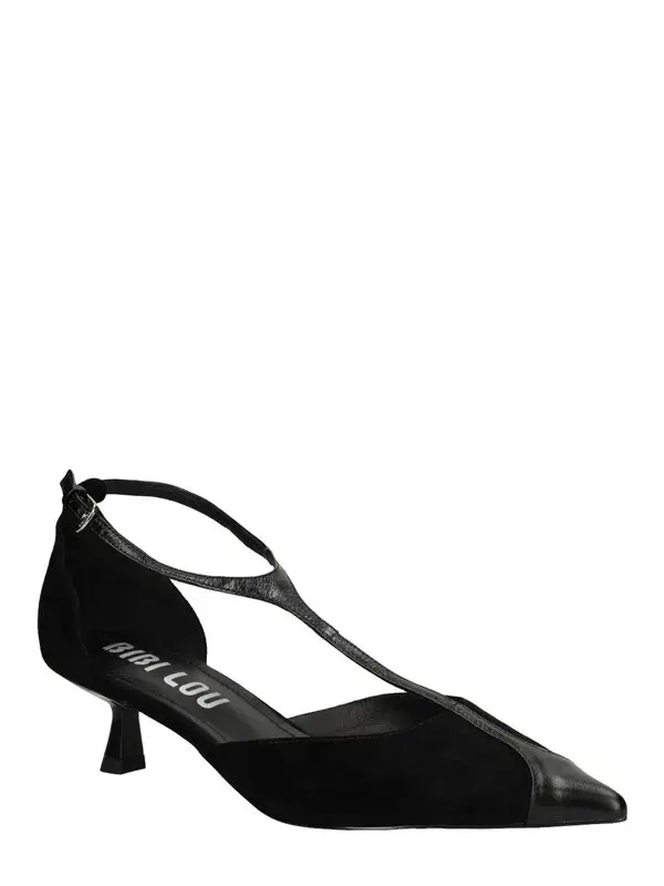 BIBI LOU 40mm Canna T-strap Pumps - Black