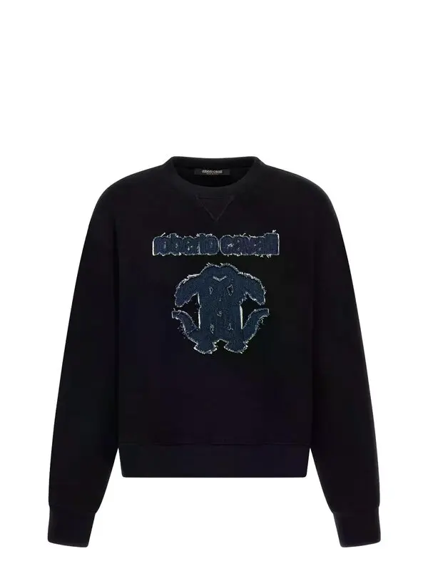 Roberto Cavalli Logo Sweatshirt - Black