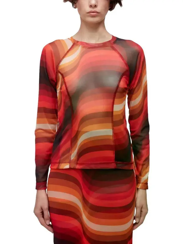 OSKLEN Long-sleeved Top - Red