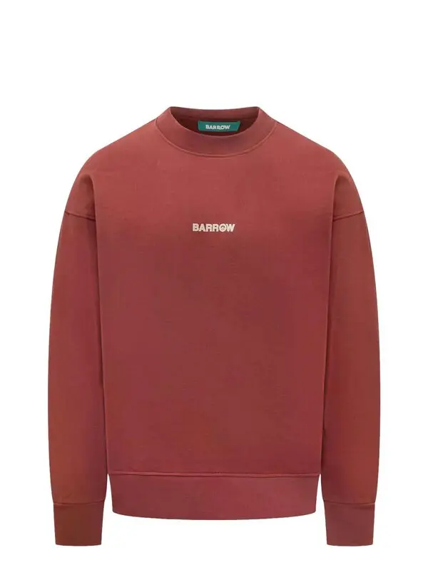 BARROW Logo-print Sweatshirt - Red