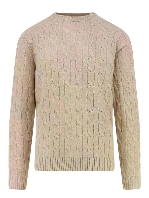 MC2 SAINT BARTH Cable-knit Wool Sweater - Neutrals