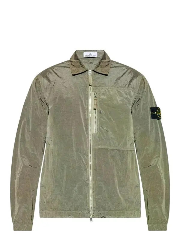 Stone Island Zip-fastening Shirt Jacket - Green