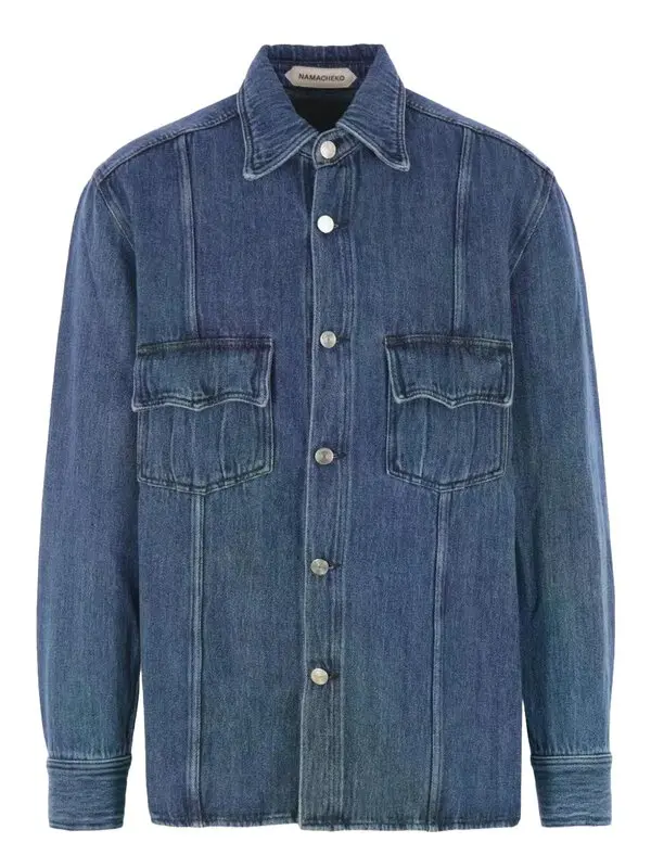 NAMACHEKO Han Long-sleeve Denim Shirt - Blue