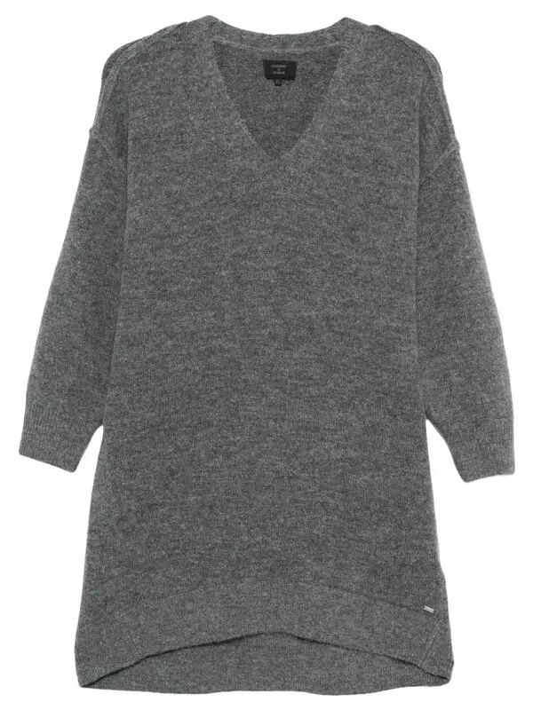 Superdry V-neck Dress - Grey
