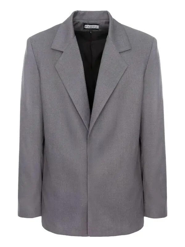 HAMZA Thom Button Jacket - Grey