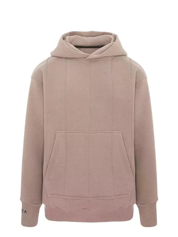 HAMZA Panelled Pocket Hoodie - Neutrals